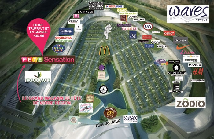 Grand magasin de fête Metz Waves : articles de fête, déguisement, table